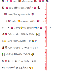 Cute Fonts - 🎀 𝒸💗𝓅𝓎 𝒶𝓃𝒹 𝓅𝒶𝓈𝓉𝑒 🎀 - Social Media Fonts